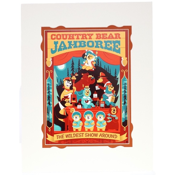 Disney | Art | Disney Parks Country Bear Jamboree Print By David ...